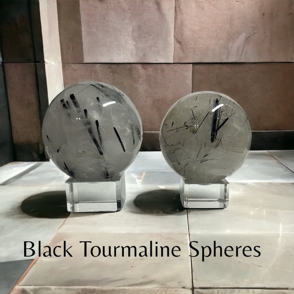 Jewelry | Black Tourmaline Spheres | Poshmark